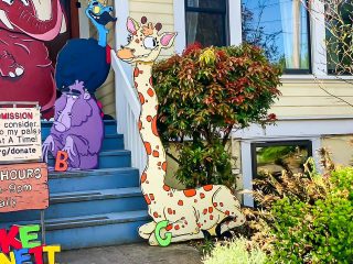 Illustrator Mike Bennett’s ‘A to Zoo’ yard installation unites his ...