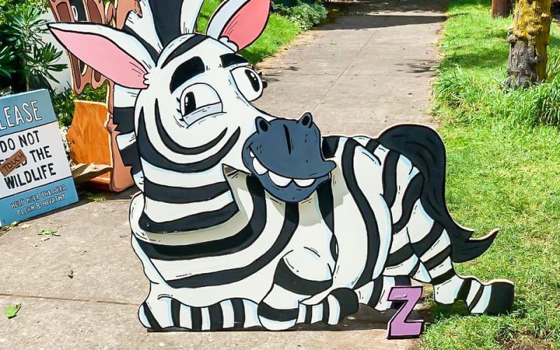 Illustrator Mike Bennett’s ‘A to Zoo’ yard installation unites his ...