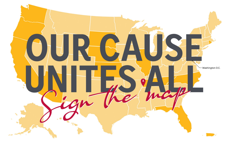 Our Cause Unites All - Sign the Map - St. Jude Inspire | St. Jude ...