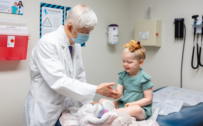 Often dressed like her St. Jude doctor, Maizy faces leukemia with ...