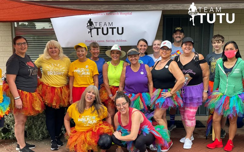 Walking in the rain for kids at St. Jude? Tutu wonderful - St. Jude ...