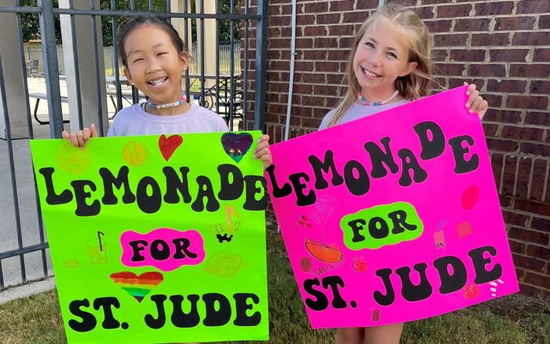 Two sweet girls are turning lemonade into a stand for hope - St. Jude ...