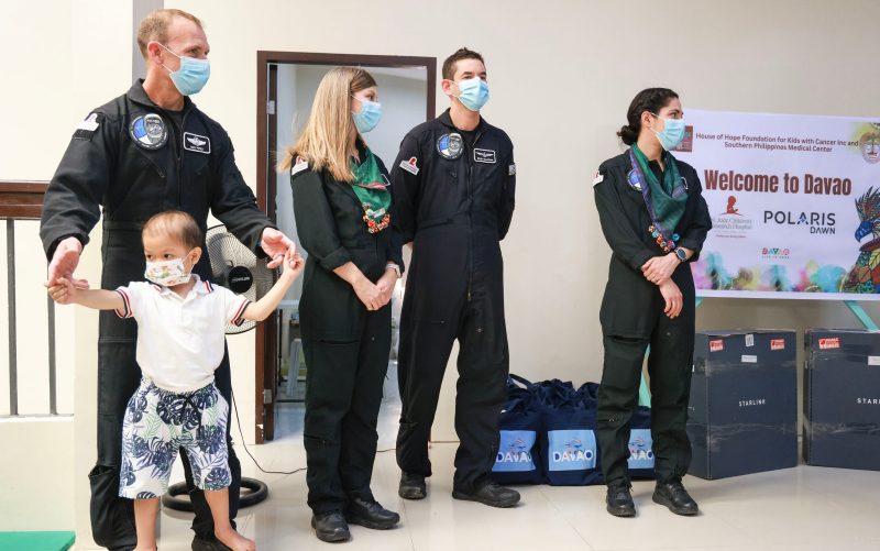 Polaris Dawn crew lands in the Philippines - St. Jude Children’s ...