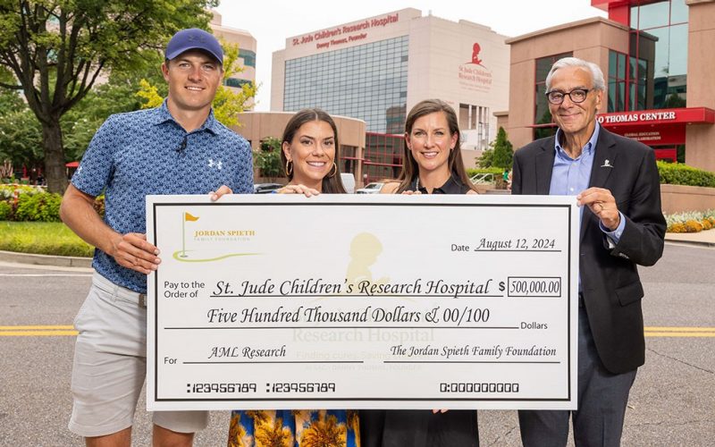 PGA TOUR pro Jordan Spieth and family present $500,000 foundation grant ...